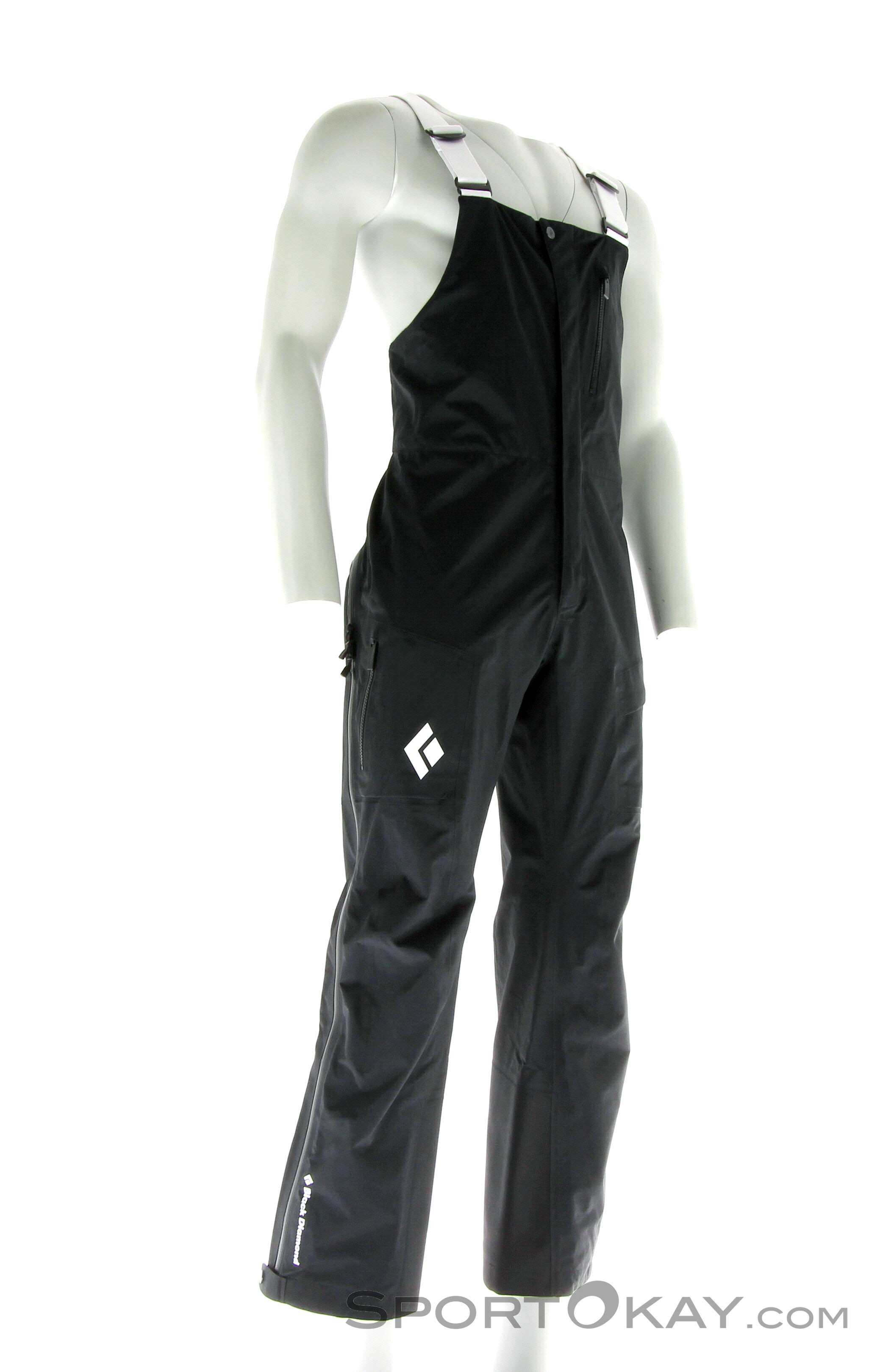 Black Diamond Front Point Bib Mens Skiing Pants Gore-Tex - Pantalons de ...
