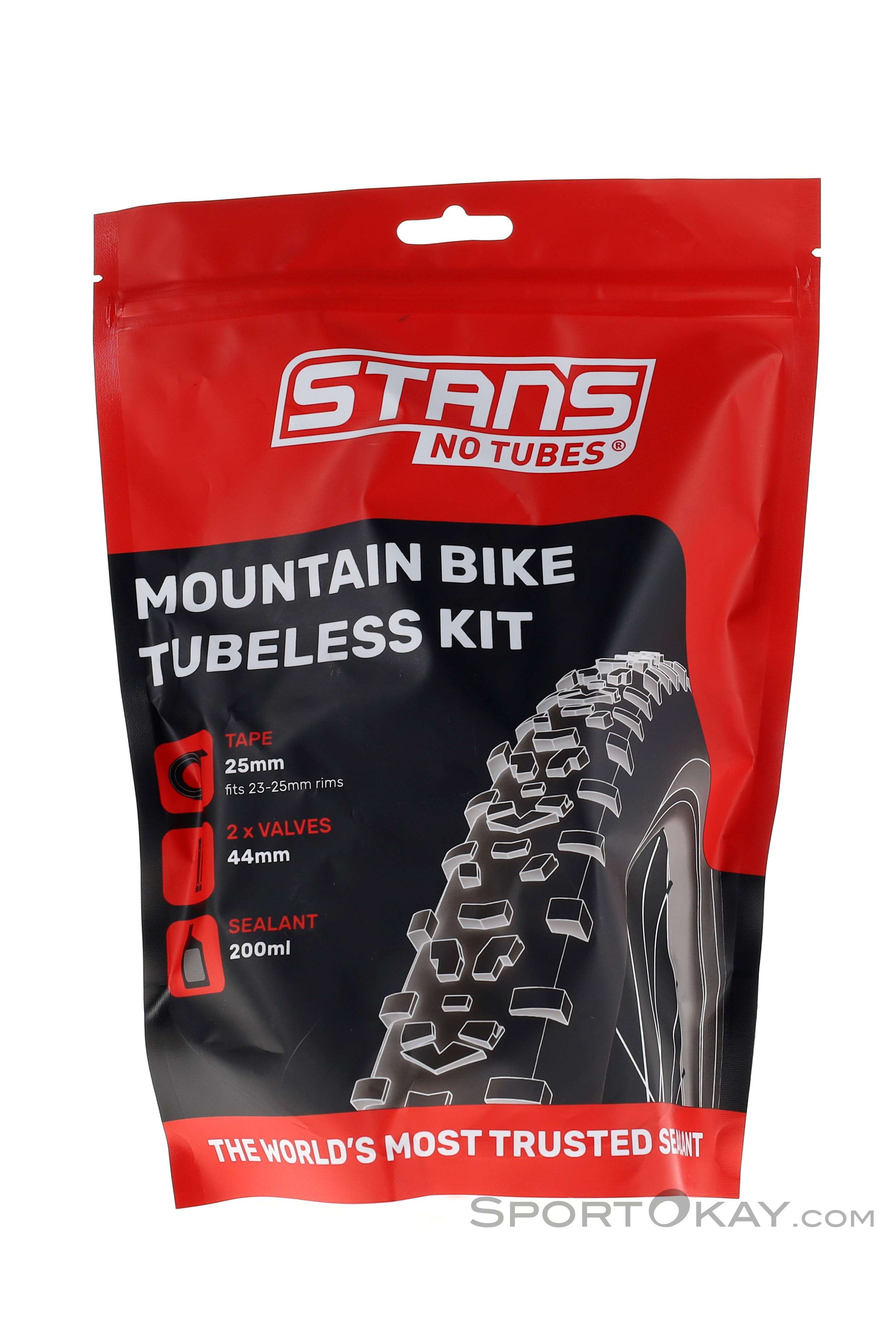 Stan's NoTubes Mountain 25mm Tubeless Kit - Tire Repair Kits - Tools ...