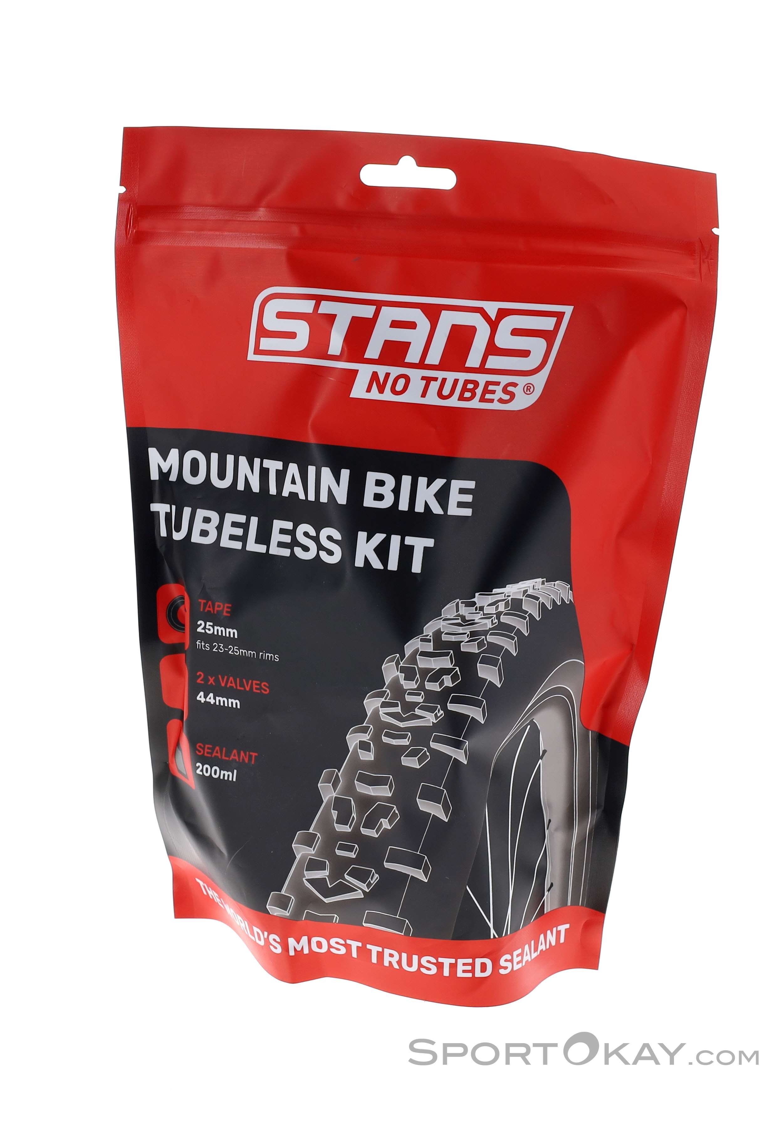 Stan's NoTubes Mountain 25mm Tubeless Kit - Tire Repair Kits - Tools ...