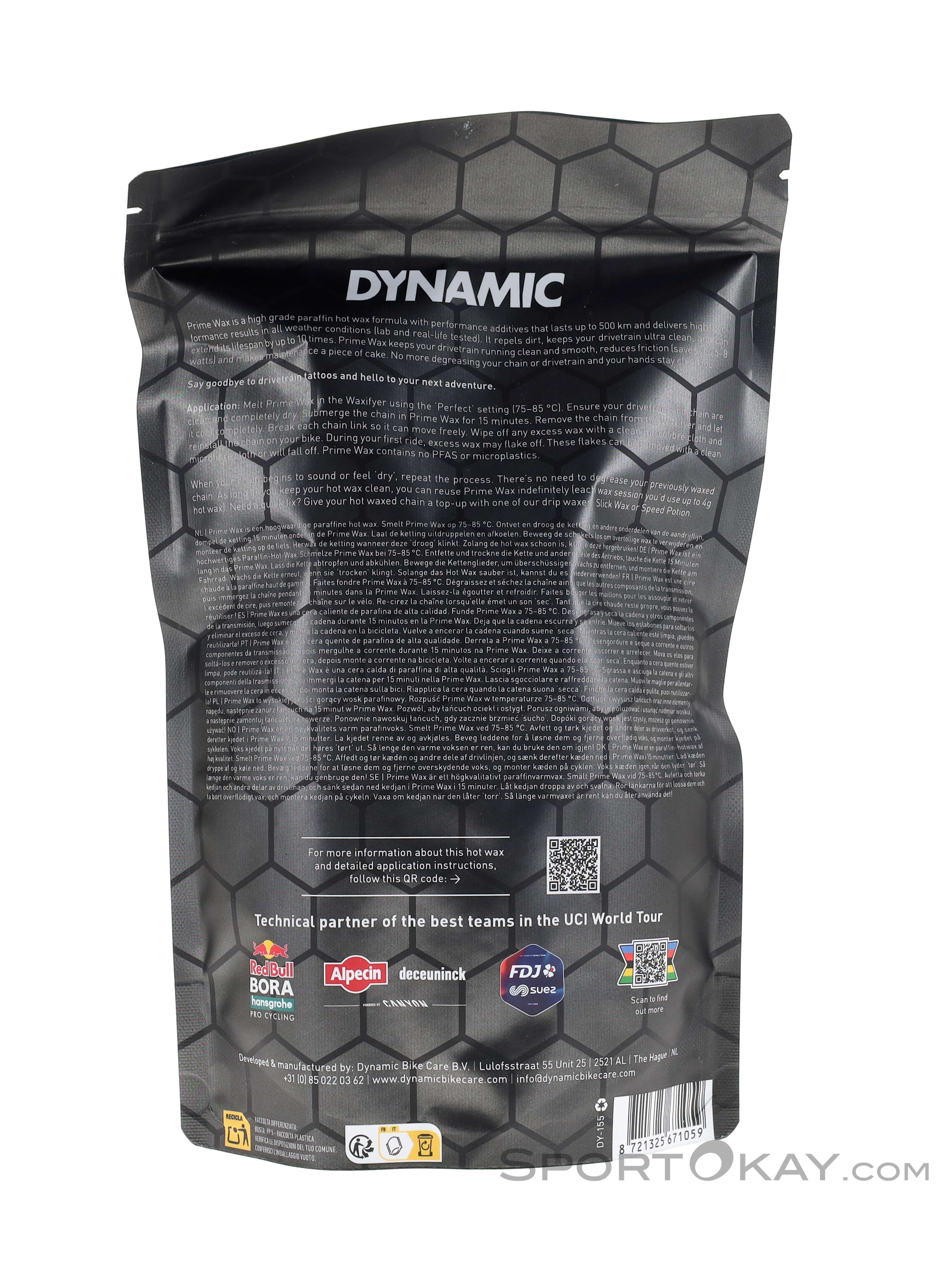 Dynamic Prime Wax 450g Chain Lubricant - Clean & Care - Tools & Care - Bike - All