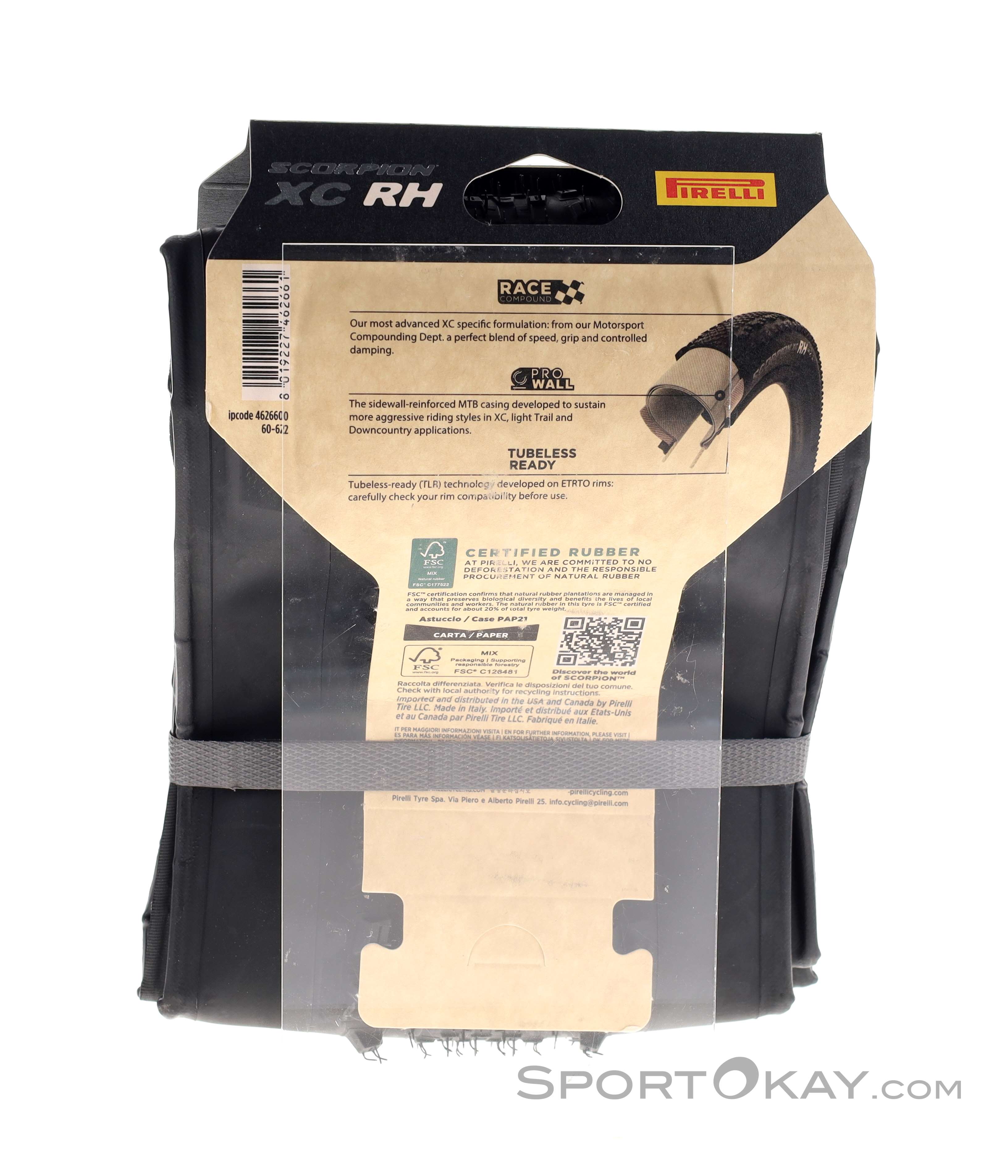 Pirelli Scorpion Race XC RH ProWall 29x2.4" Tire - Tire & Tube ...