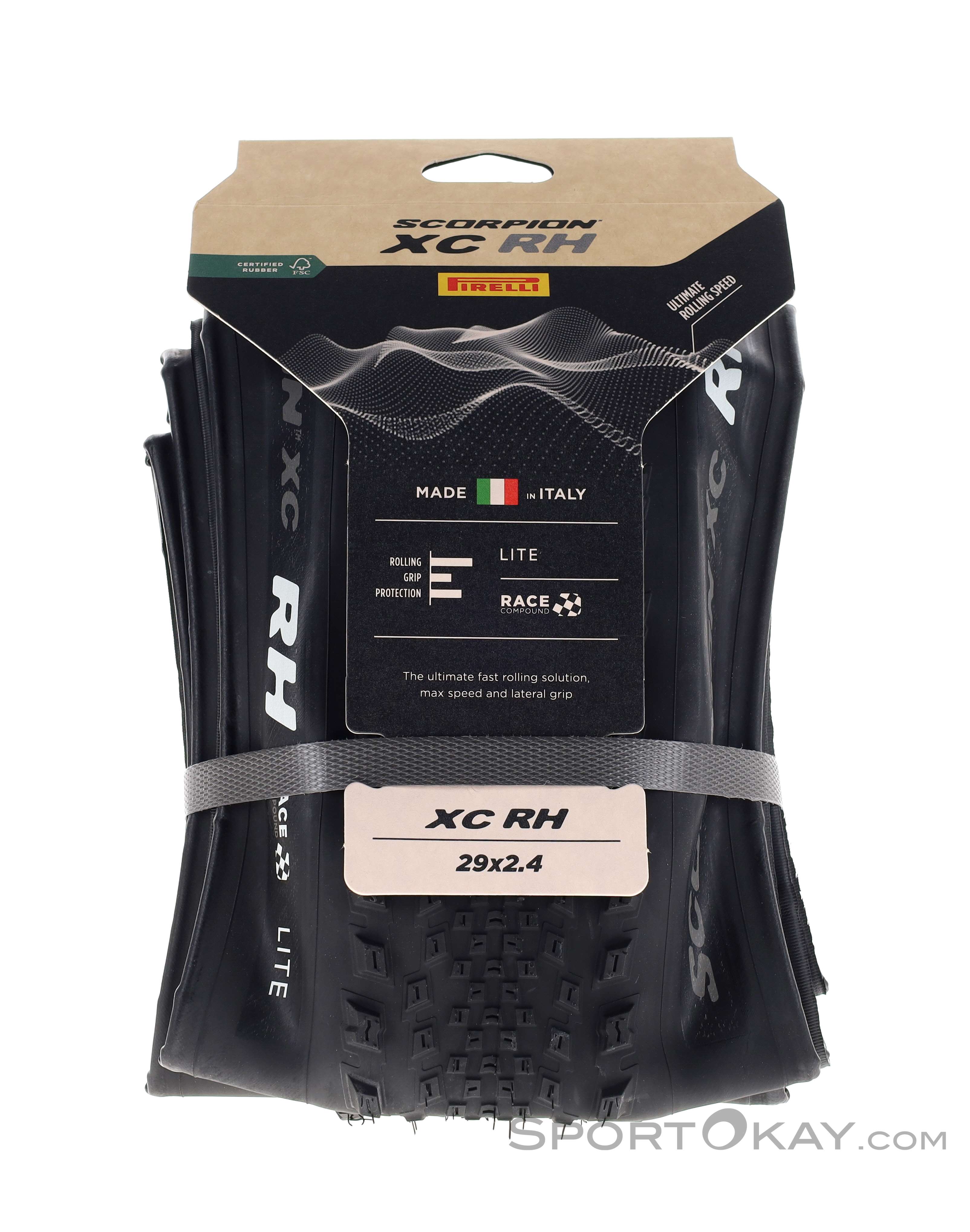 Pirelli Scorpion Race XC RH Lite 29x2.4" Tire - Tire & Tube ...