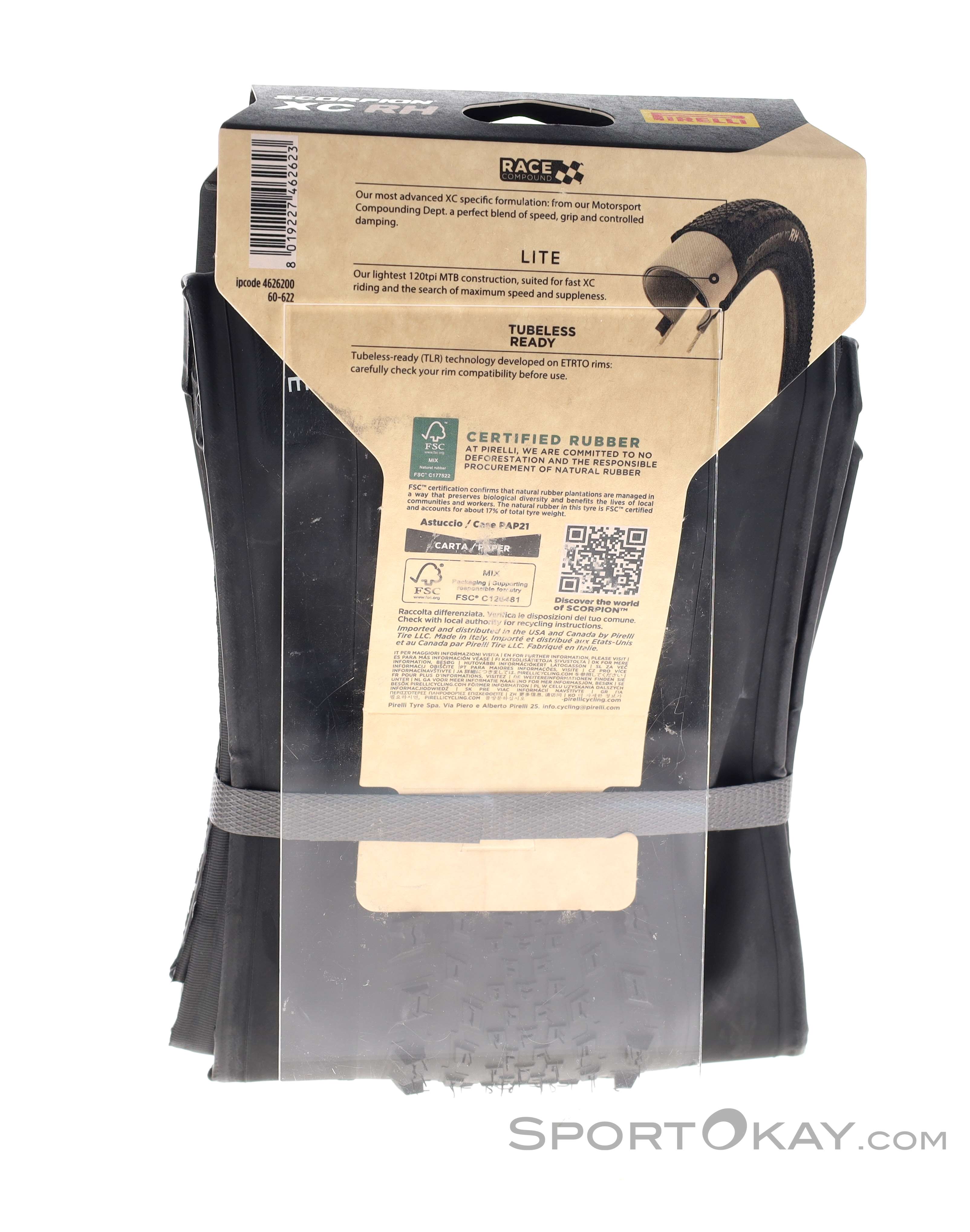 Pirelli Scorpion Race XC RH Lite 29x2.4" Tire - Tire & Tube ...