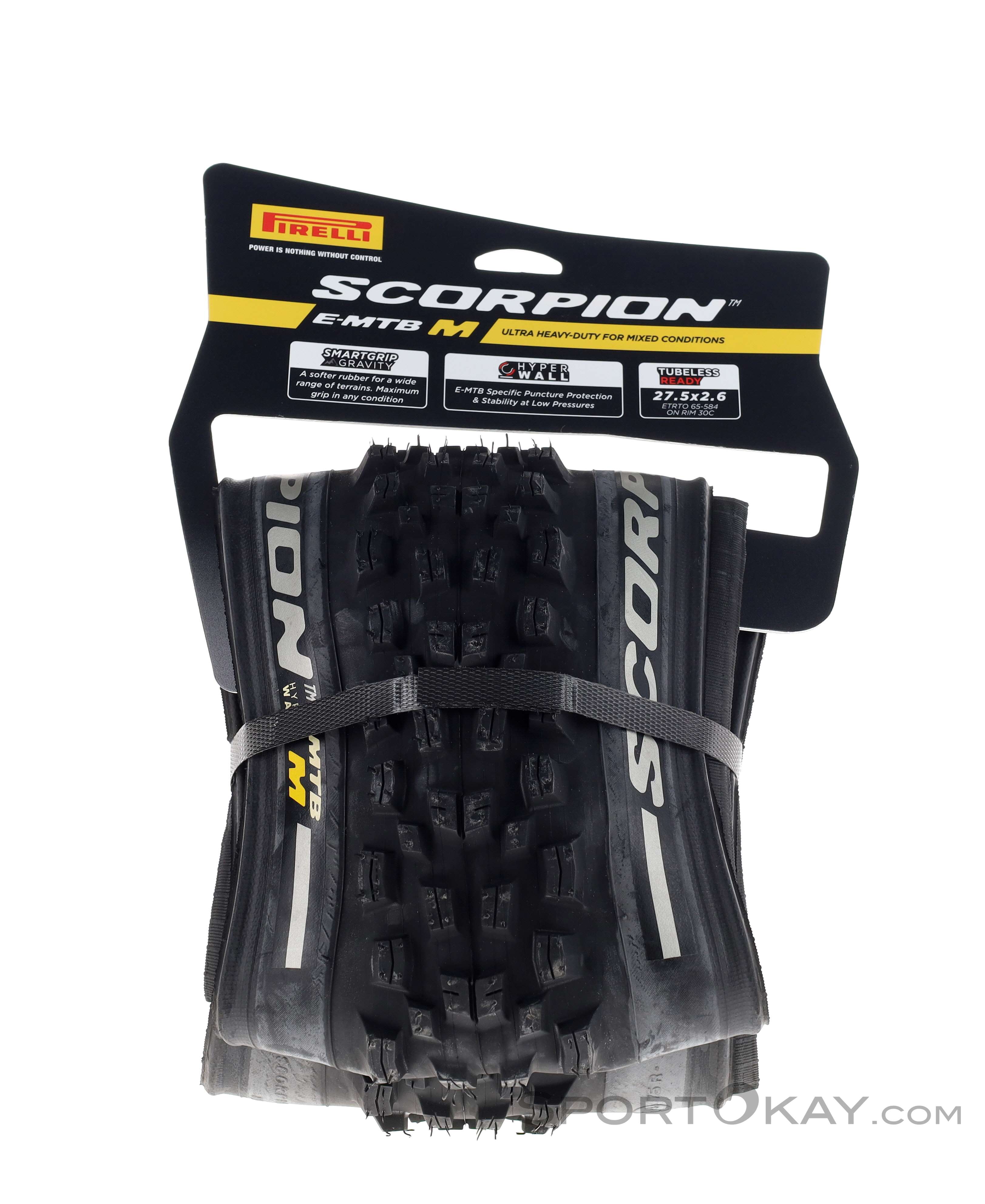 Pirelli Scorpion E-MTB M HyperWall 27.5x2.6" Tire - Tire & Tube ...