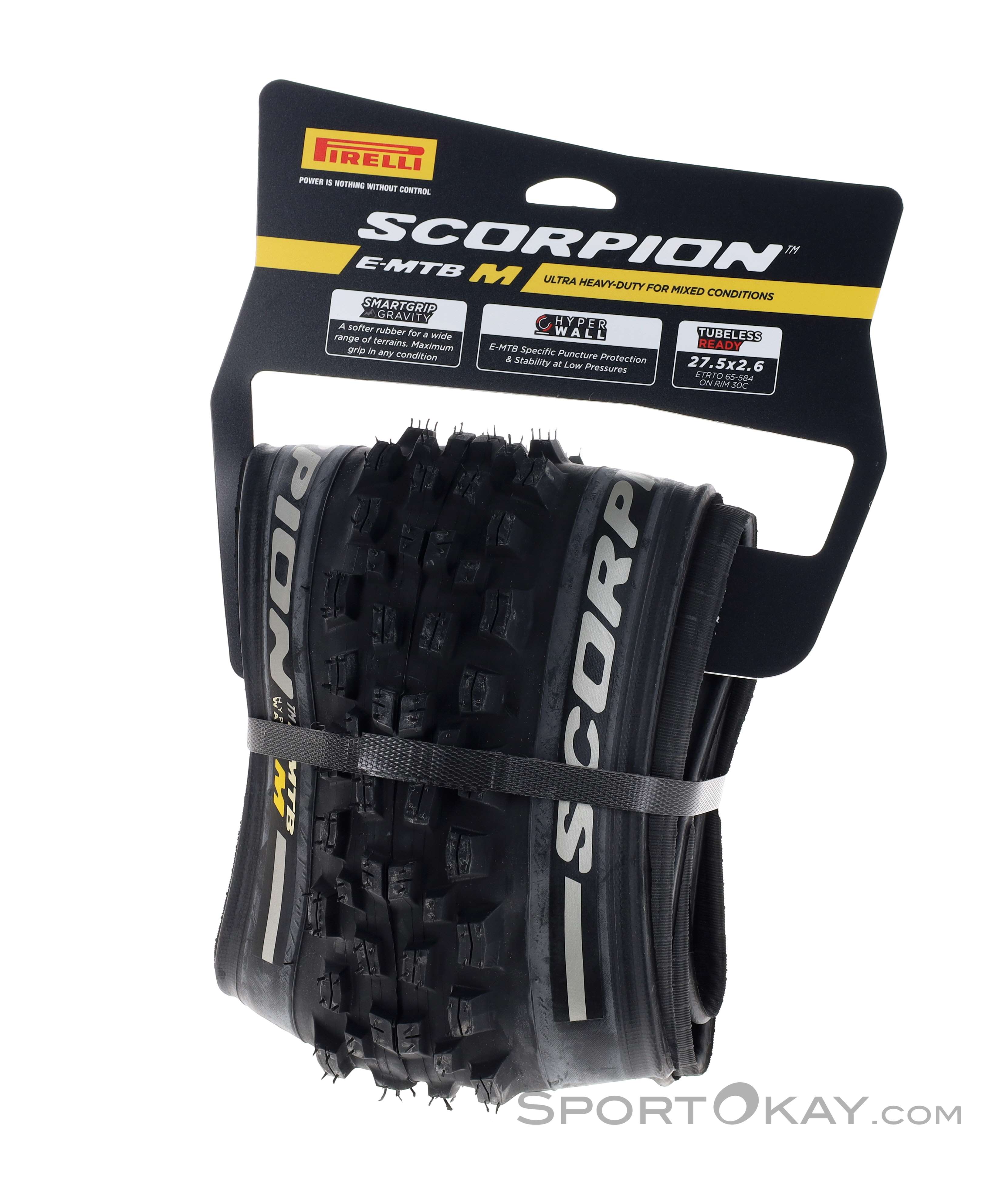 Pirelli Scorpion E-MTB M HyperWall 27.5x2.6" Tire - Tire & Tube ...