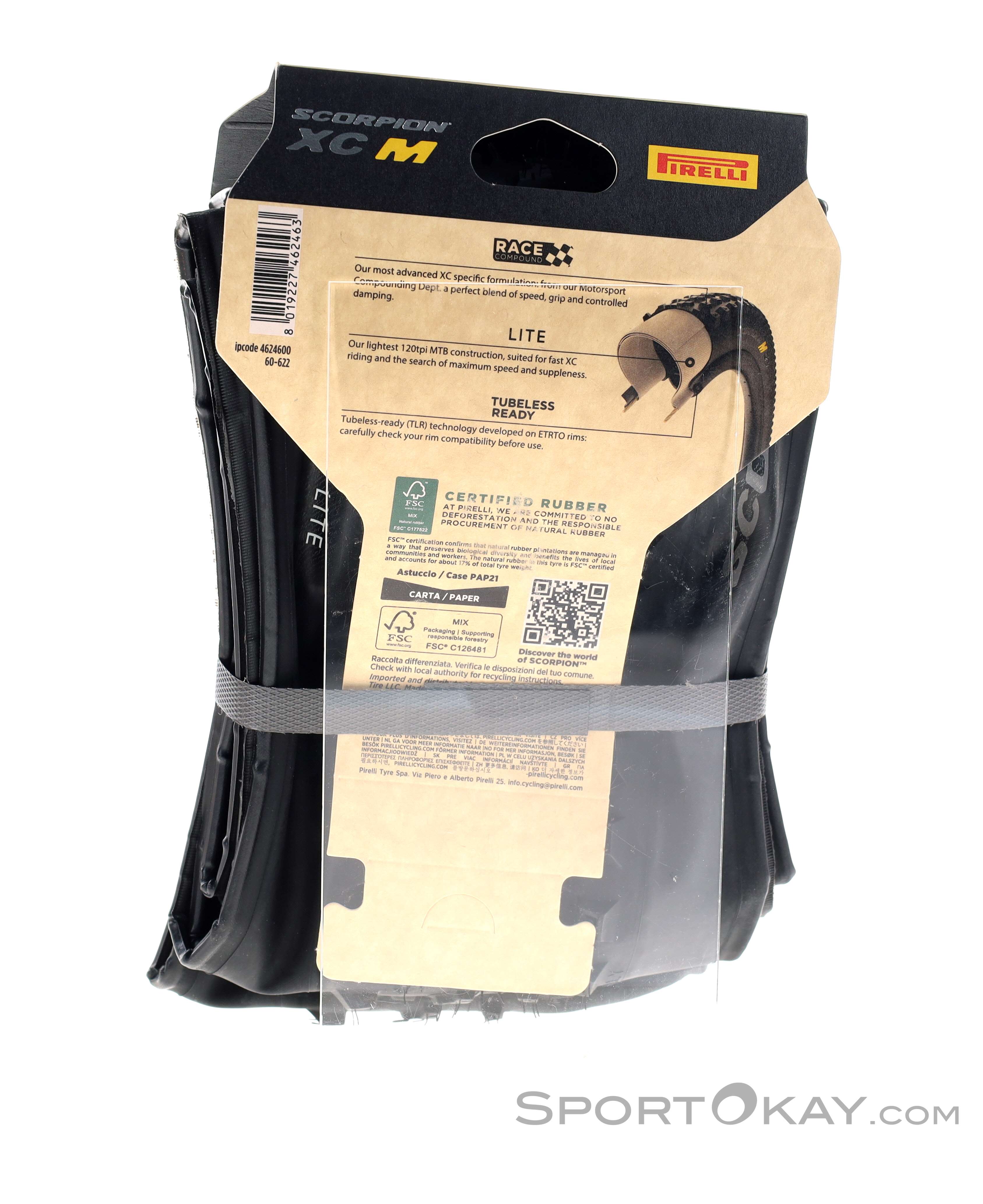 Pirelli Scorpion Race XC M Lite 29x2.4" Tire - Tire & Tube - Components ...