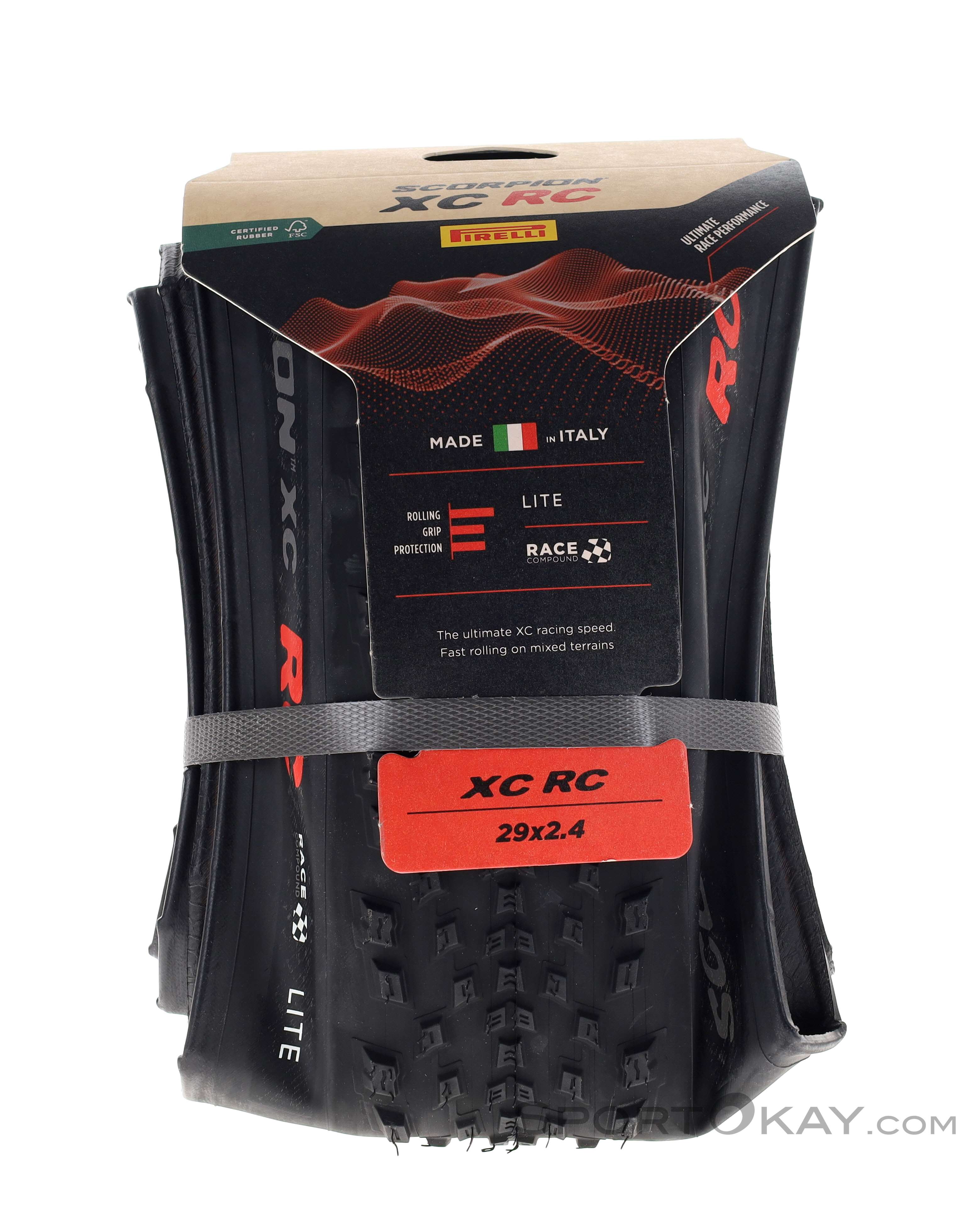 Pirelli Scorpion Race XC RC Lite 29x2.4" Tire - Tire & Tube ...