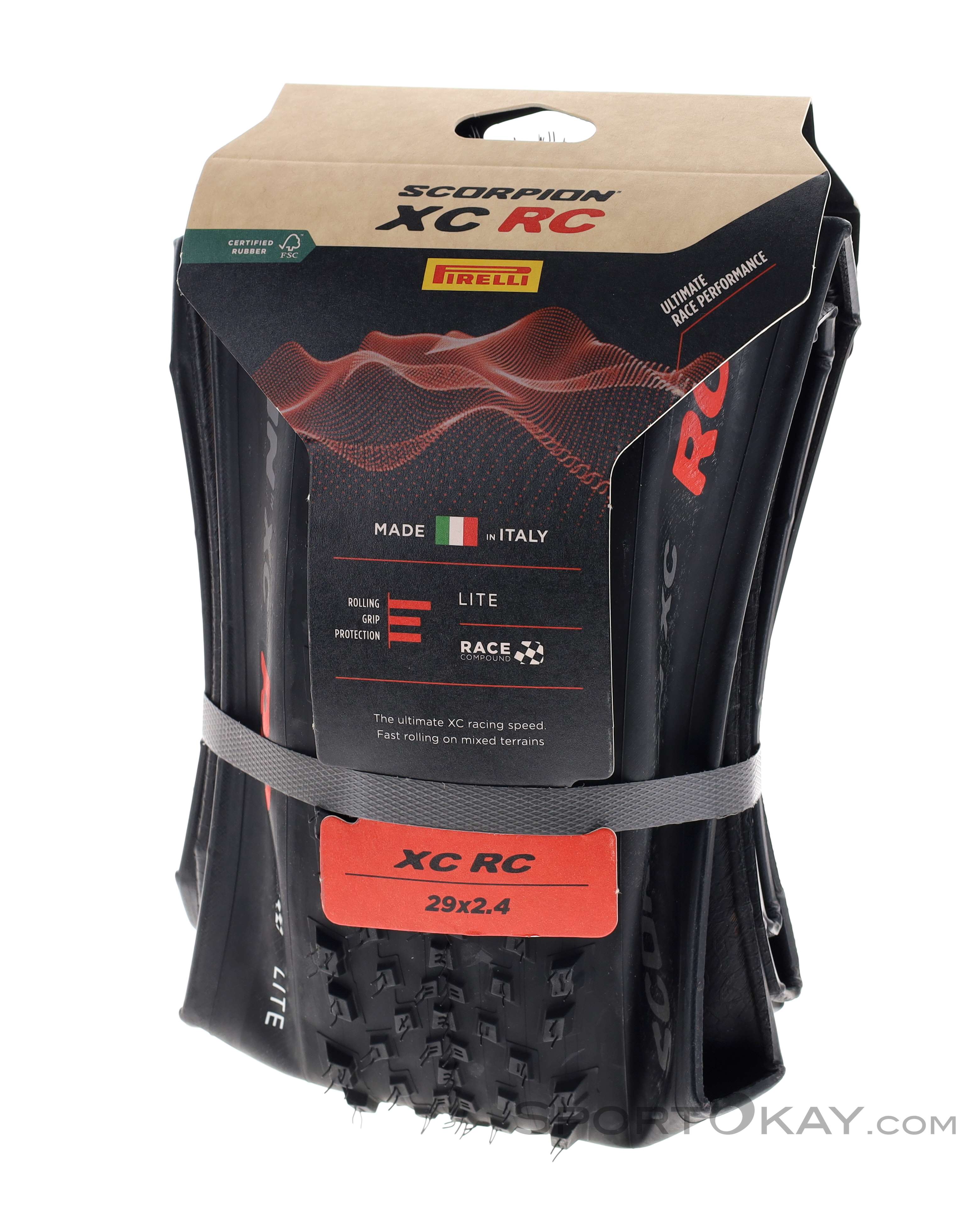 Pirelli Scorpion Race XC RC Lite 29x2.4" Tire - Tire & Tube ...