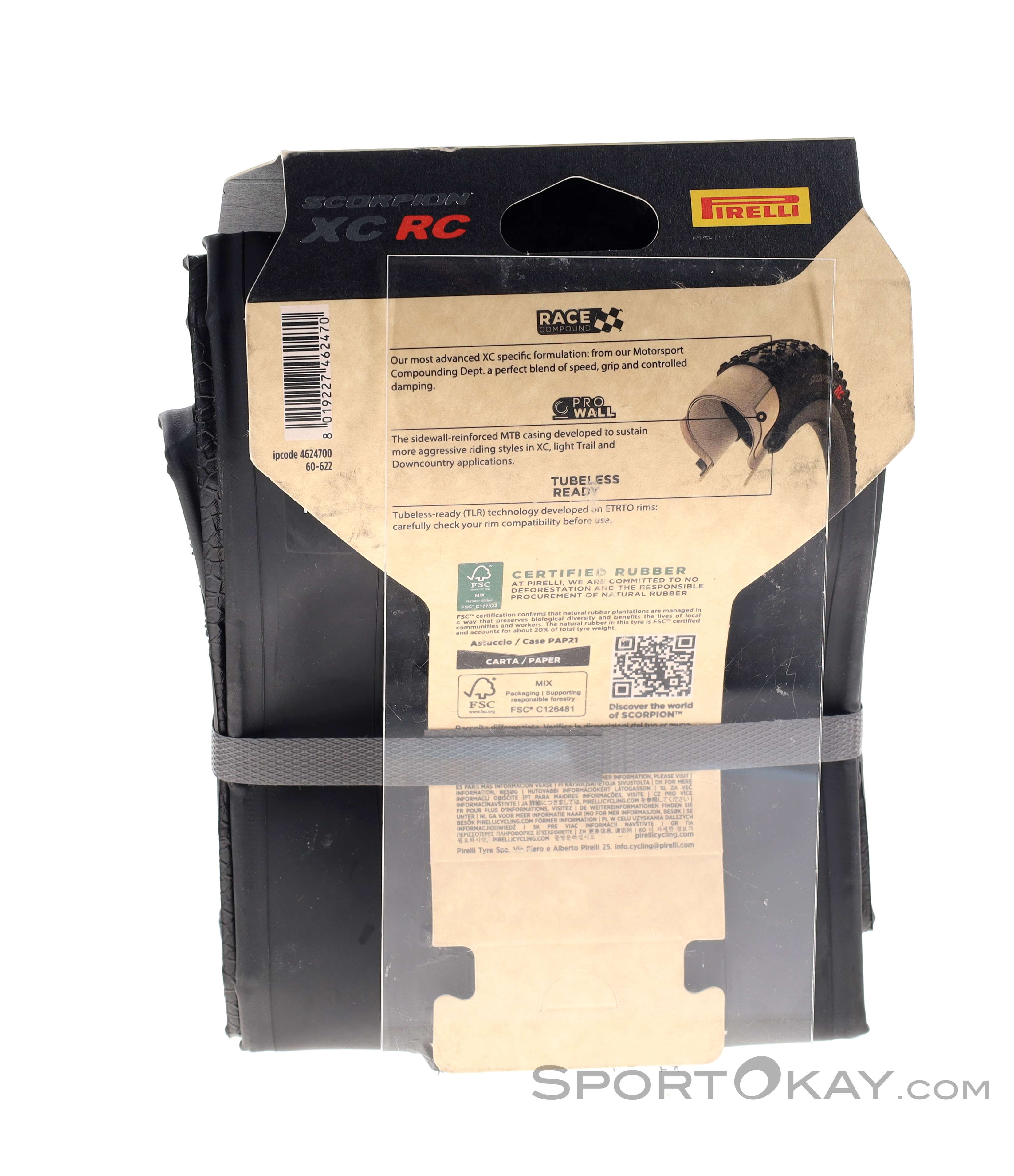 Pirelli Scorpion Race XC RC ProWall 29x2.4" Tire - Tire & Tube ...