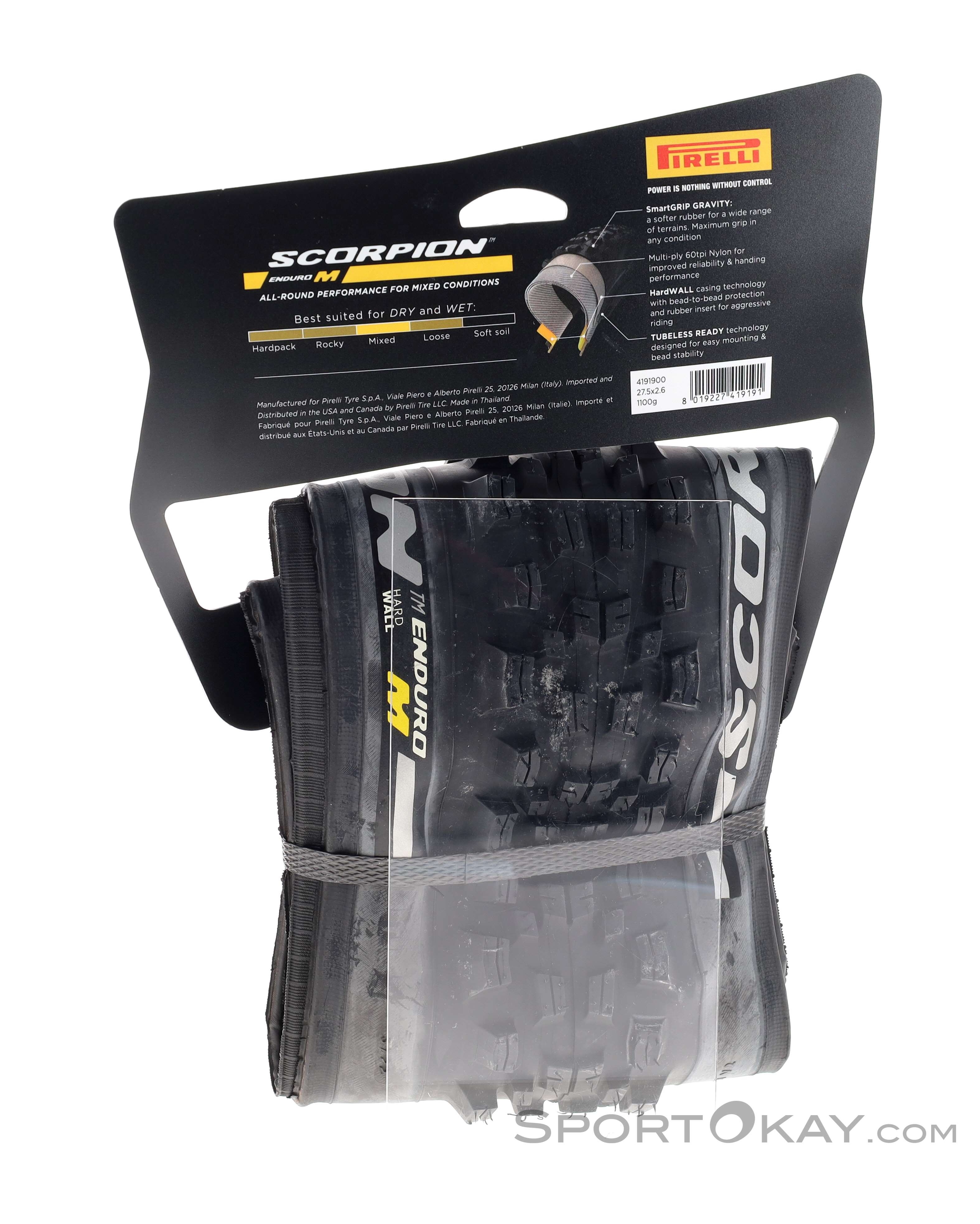 Pirelli Scorpion Enduro M HardWall 27.5"x2.6 Tire - Tire & Tube ...