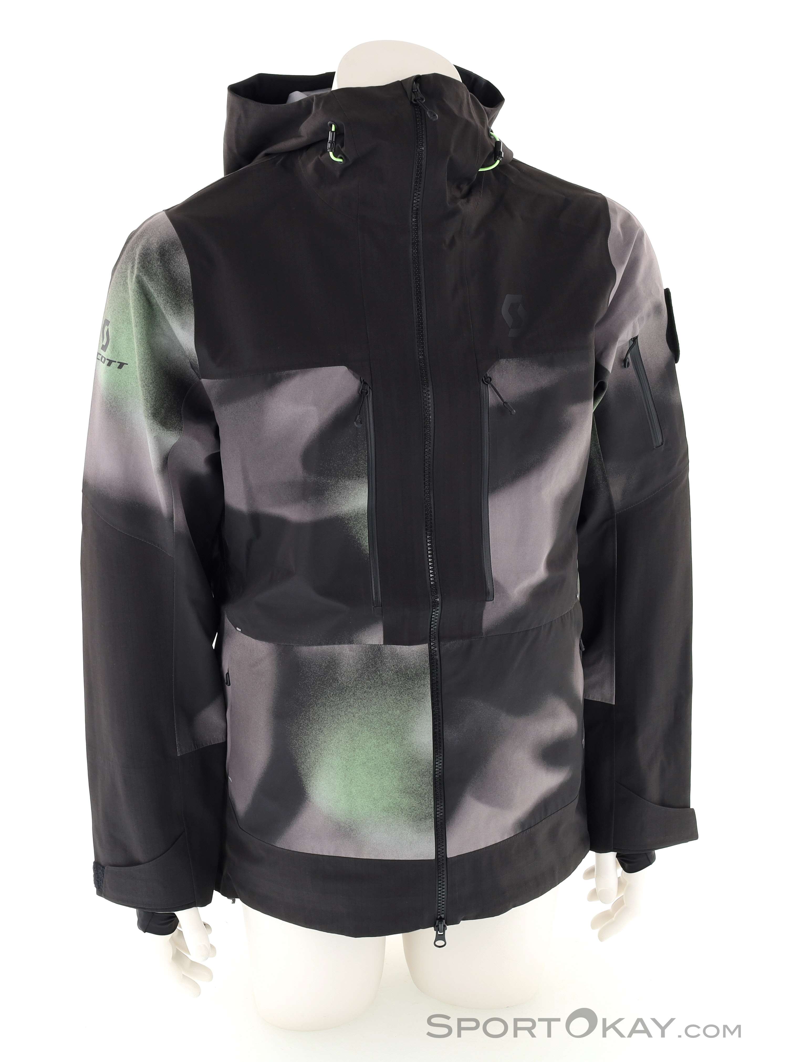 Scott Vertic Riptsop 3L Mens Ski Jacket - Ski Jackets - Ski Clothing ...