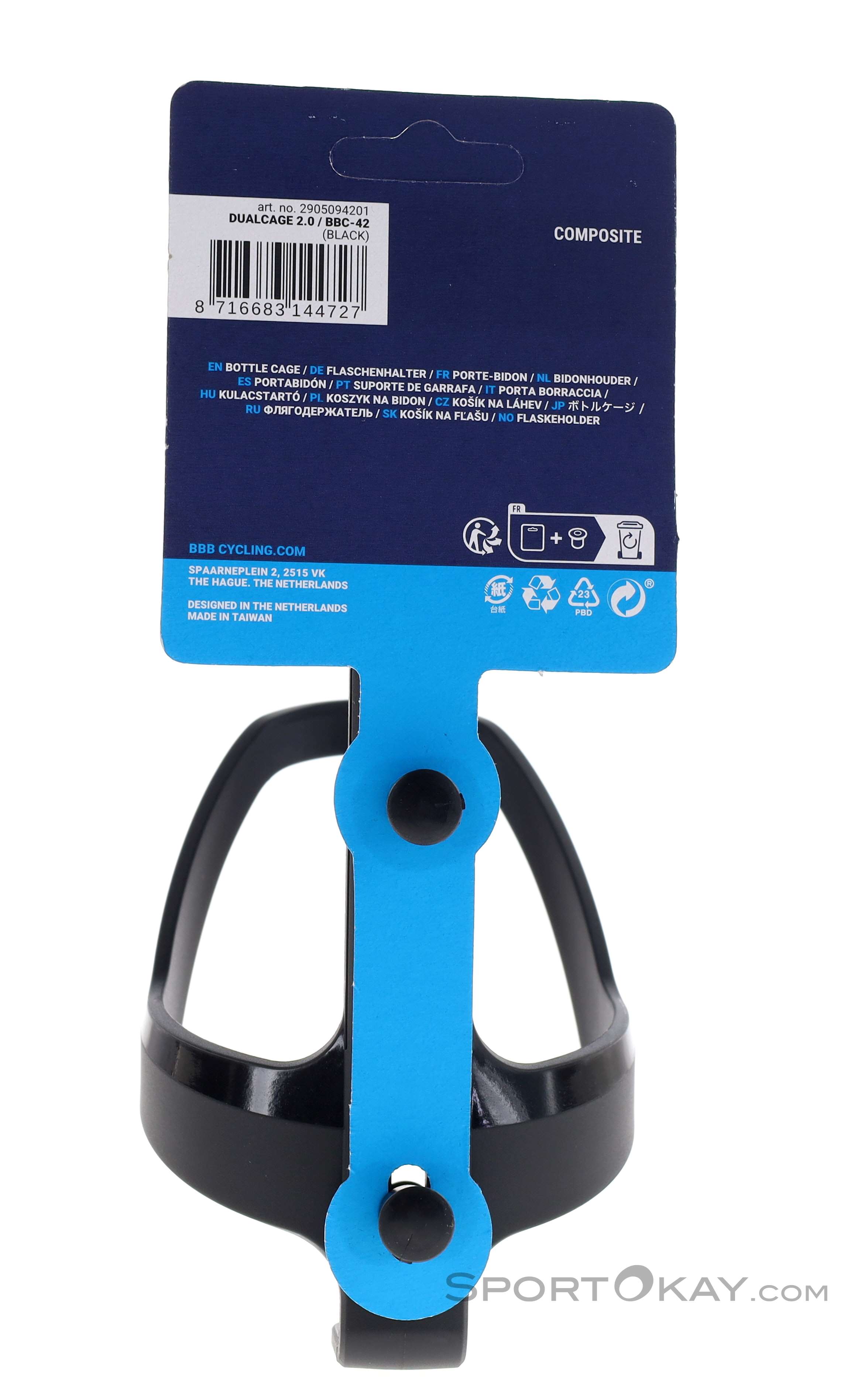 BBB DualCage 2.0 composite Bottle Holder - Water Bottle & Bottle Holder ...