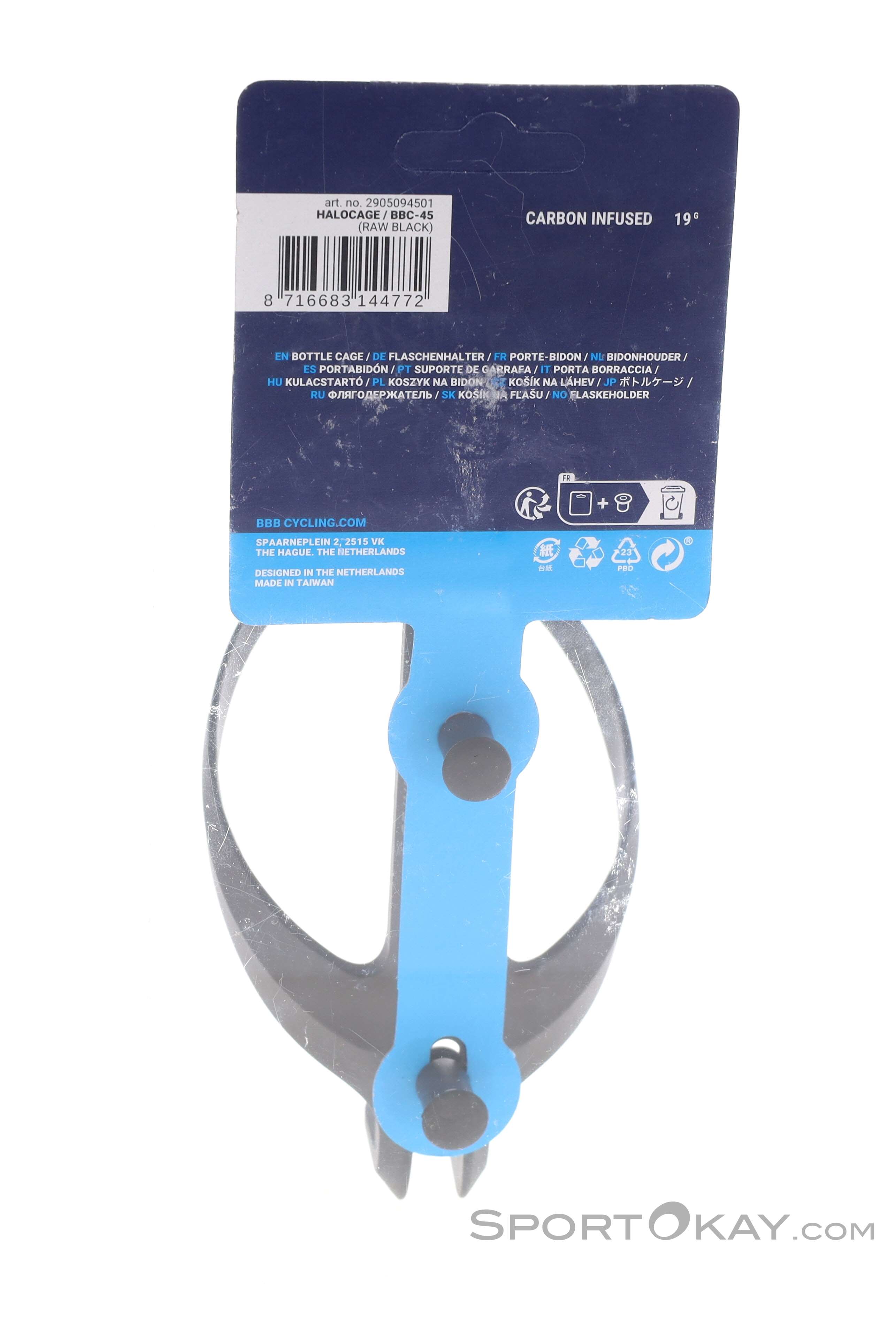BBB HaloCage Carbon Bottle Holder - Water Bottle & Bottle Holder ...
