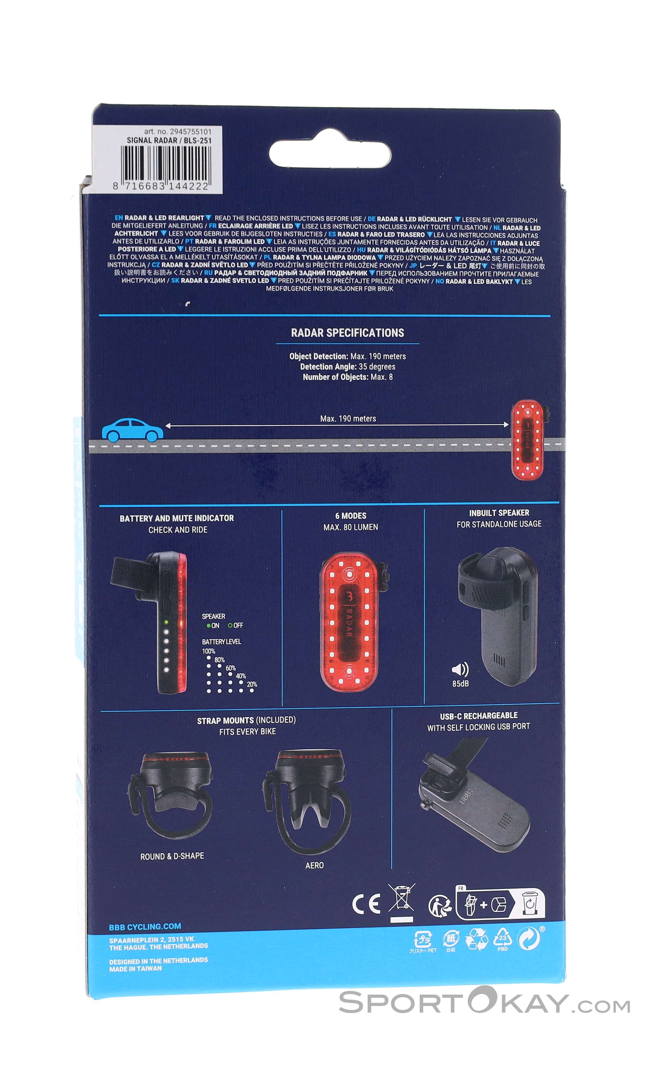 BBB Signal Radar Bike Light Rear - Bike - All