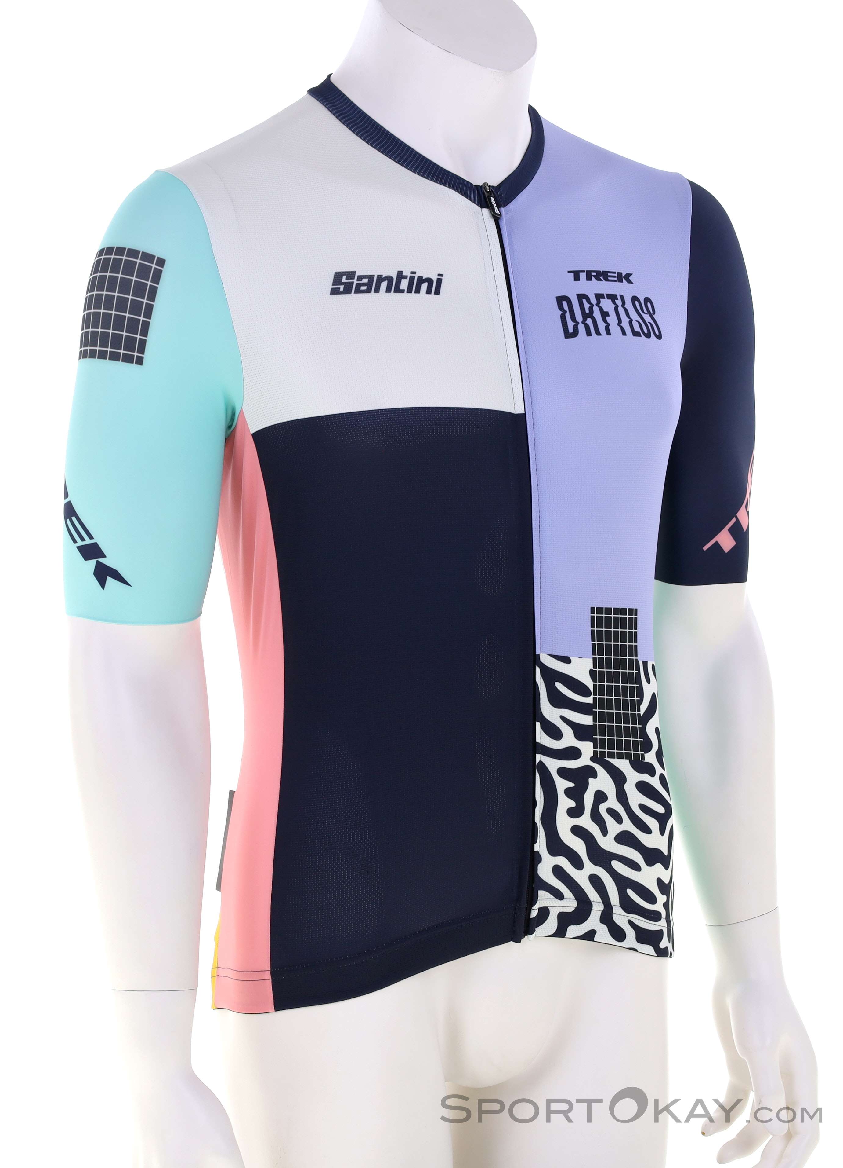 Trek Santini Driftless Team Replica Mens Biking Shirt - Shirts & T ...