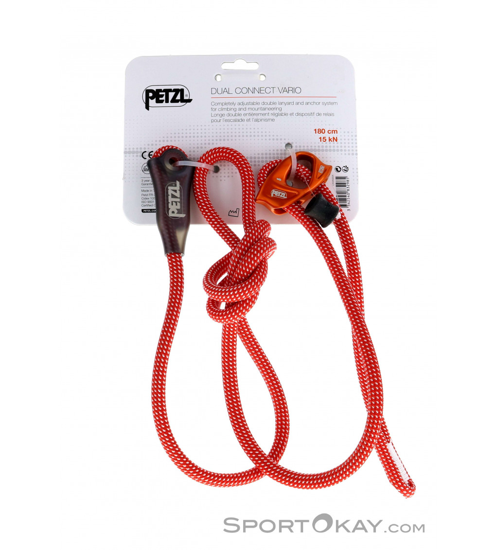 Petzl Dual Connect Vario 180cm Belay Sling - Bigwall - Climbing ...